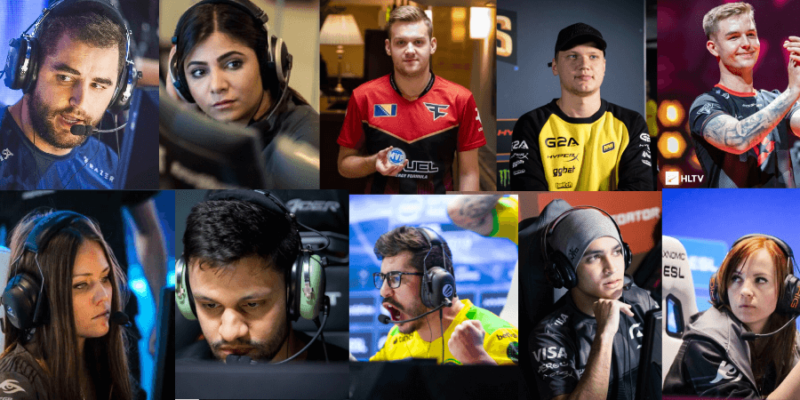 Lista dos 10 melhores jogadores de cs go do Brasil e mundo.